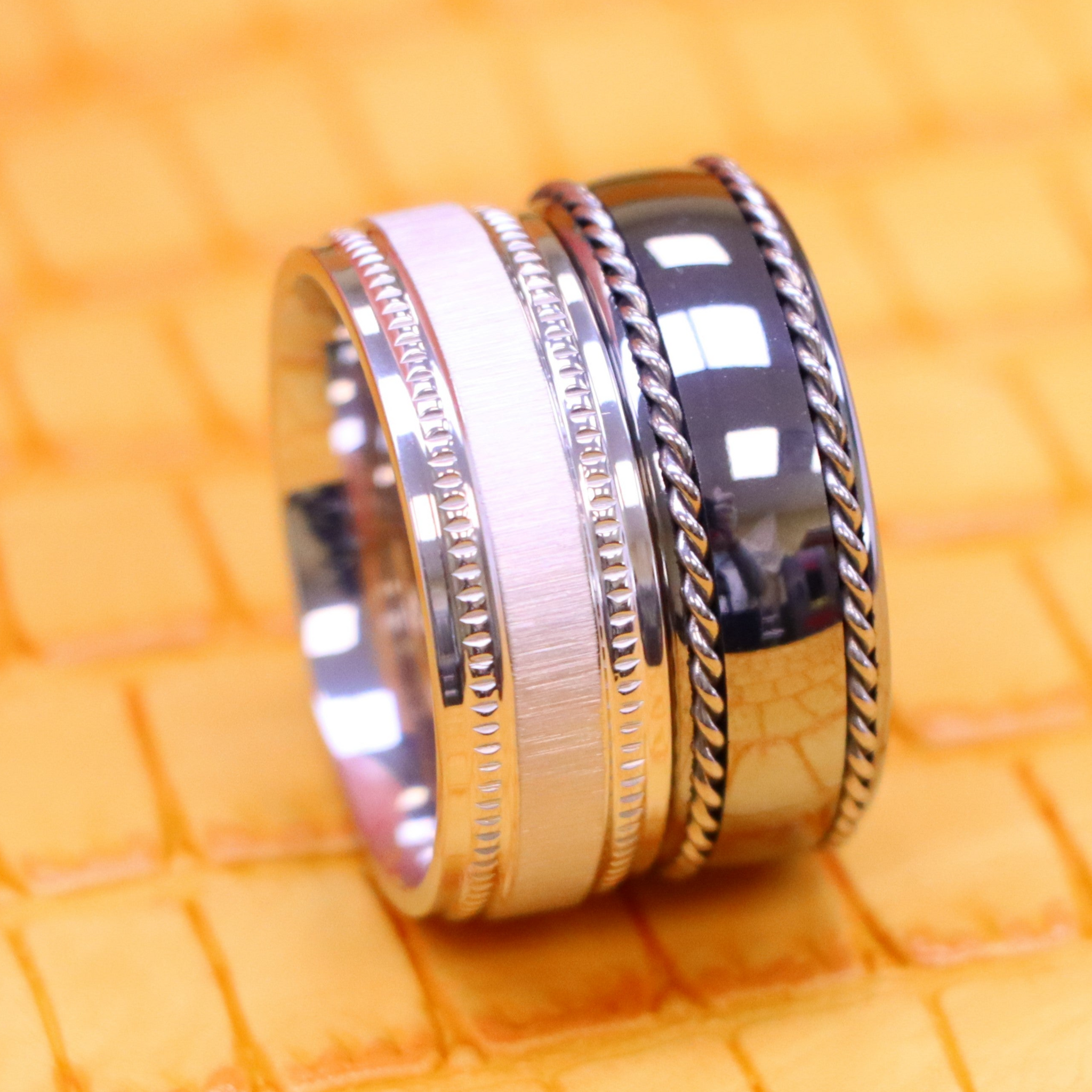 Silver Tungsten Rings Collection | Elegant & Durable Designs